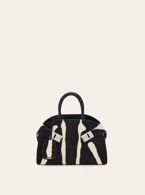 FERRAGAMO Hug Handbag - Black