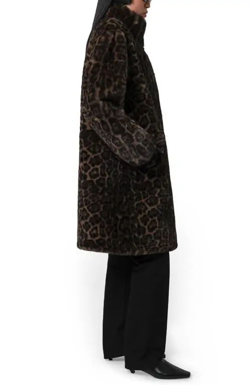Apparis Blair Leopard Pluche™ Faux Fur Coat
