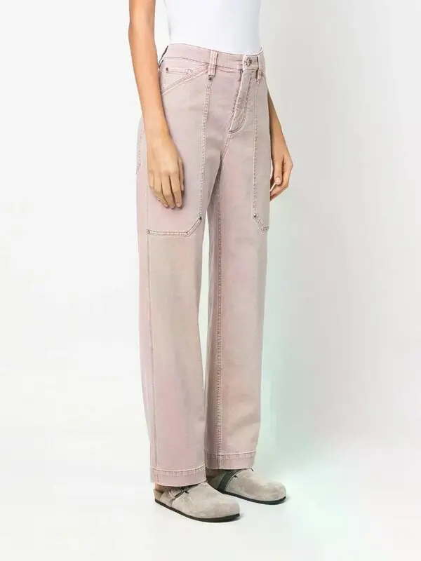 Brunello Cucinelli High-waisted Straight-leg Trousers