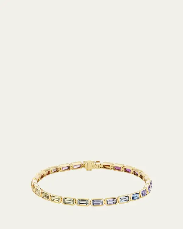 EMILY P. WHEELER 18k Ombre Sapphire Tennis Bracelet - Yellow Gold