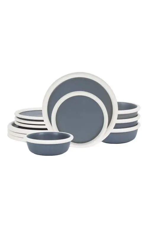 STONE + LAIN Capri Stoneware 12-piece Dinnerware Set