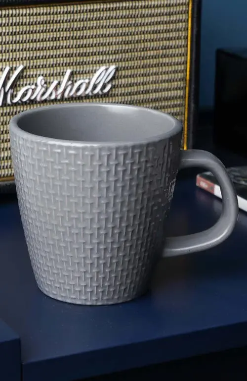 STONE + LAIN Olivia Stoneware 4-piece Mug Set - Gray