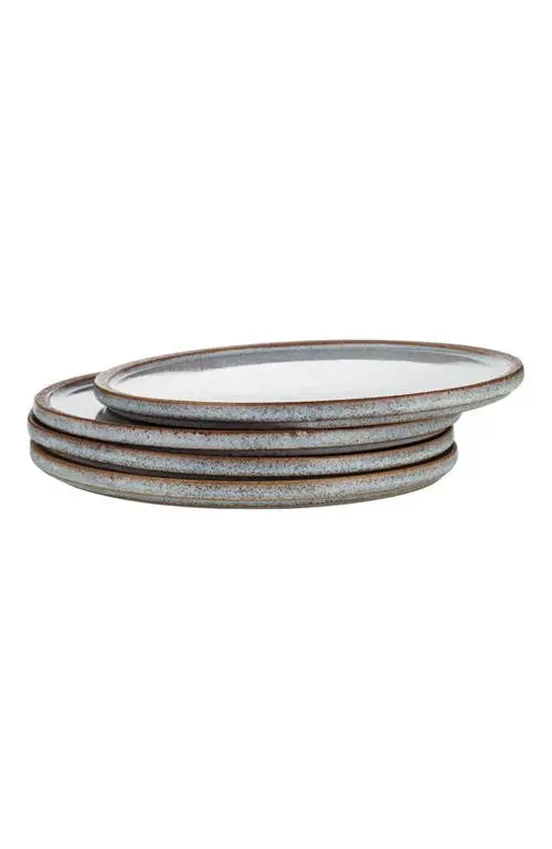 STONE + LAIN Vince Stoneware 4-piece Salad Plate Set - Brown