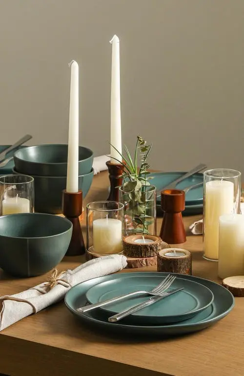 STONE + LAIN Infinity Stoneware 12-piece Dinnerware Set