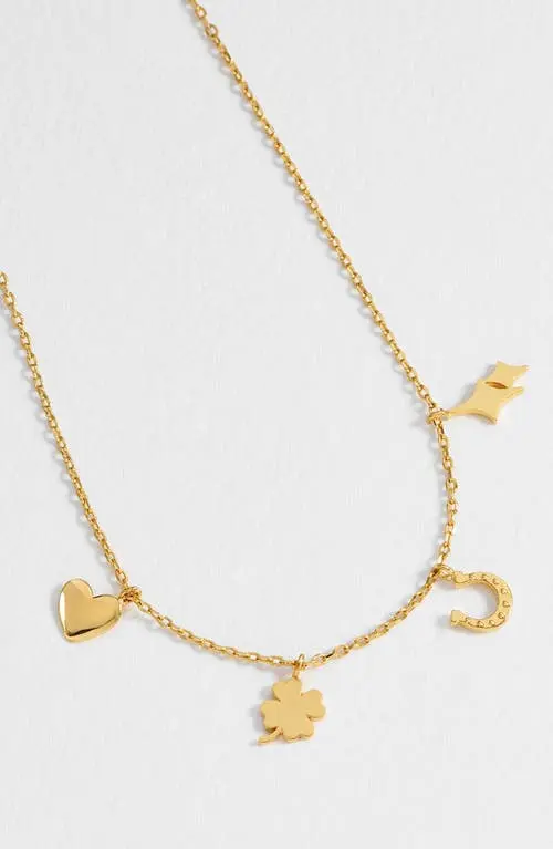 Estée Lauder Love & Luck Charm Layer Necklace
