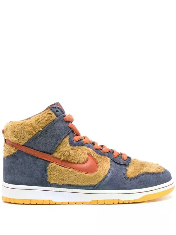 Nike Sb Dunk High Papa Bear Sneakers - Brown