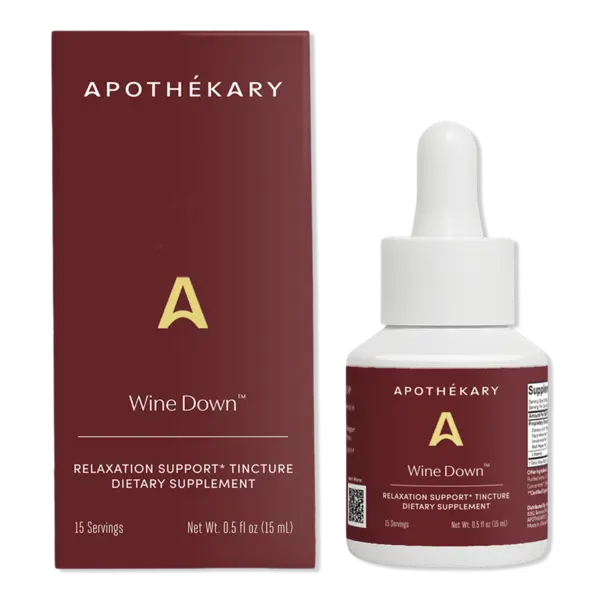 APOTHEKARY Wine Down Relaxation Support Tincture - One-color