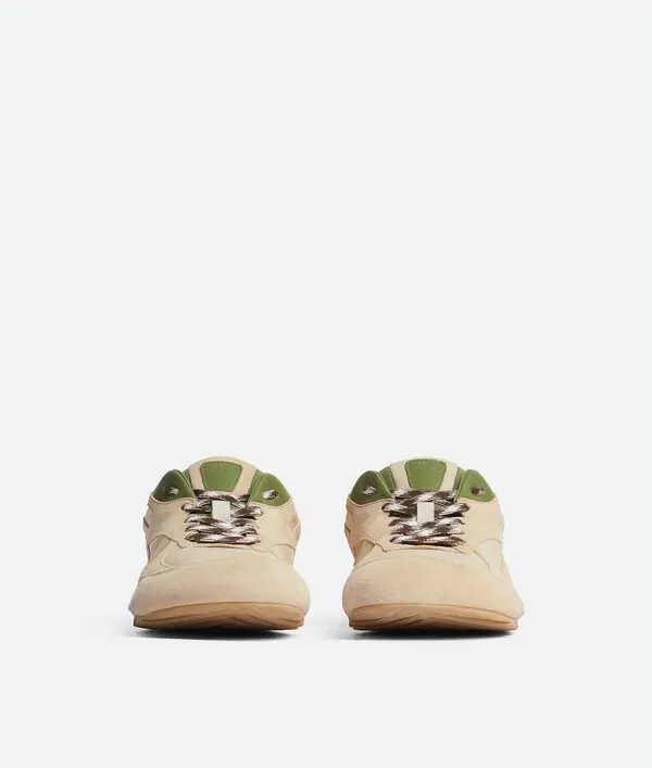 Bottega Veneta Orbit Flash Lace-up Sneakers - Tufo/matcha