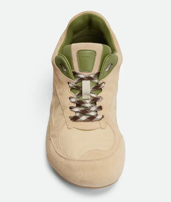 Bottega Veneta Orbit Flash Lace-up Sneakers - Tufo/matcha