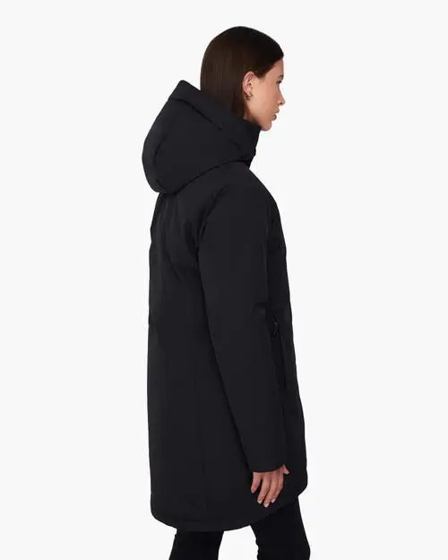 QUARTZ CO. Genia Hooded Down Winter Jacket