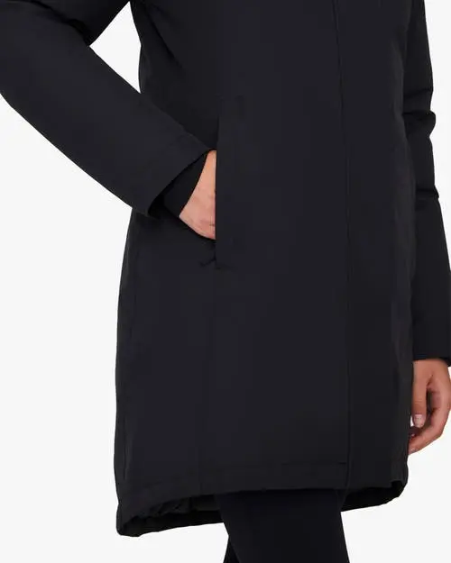 QUARTZ CO. Genia Hooded Down Winter Jacket