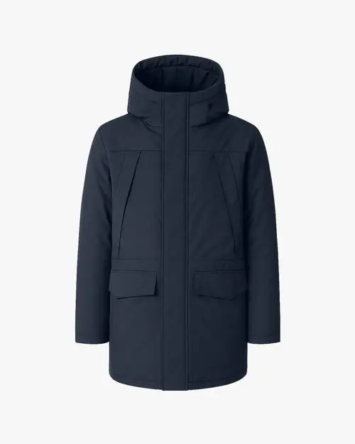 QUARTZ CO. Grant | Hooded Down Winter Jacket - True Navy