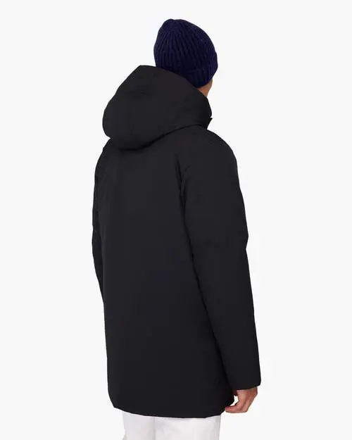QUARTZ CO. Champlain Hooded Down Jacket - Black