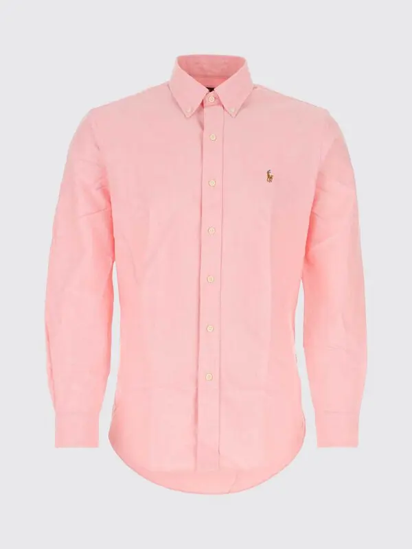 Polo Ralph Lauren Striped Cotton Button-down Collar Shirt - Pink