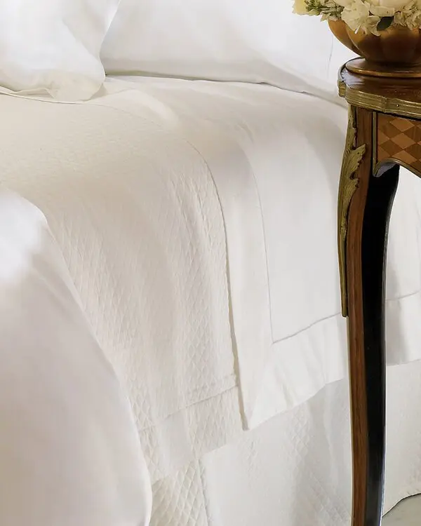 SFERRA Giza 45 Sateen Flat Sheet - Ivory