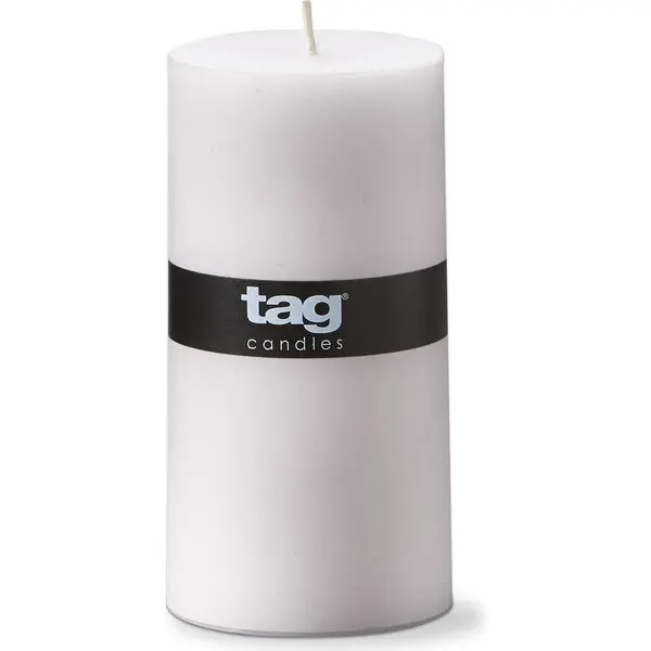 TAG Chapel Paraffin Wax Candle Elegant Home Decor Lighting - White