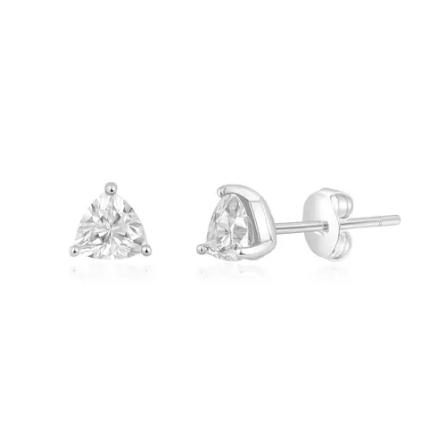DONATELLO GIAN Sterling Trillion Cut Earrings Set