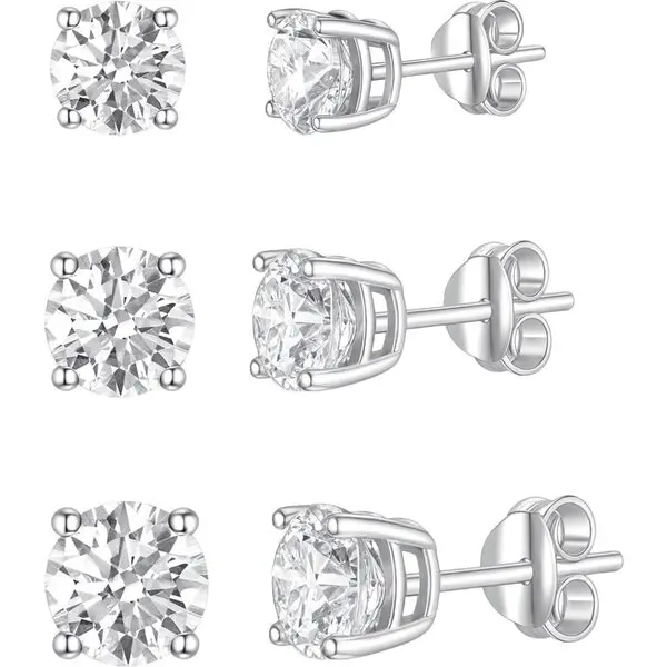 DONATELLO GIAN Set Of 3 Round Stud Earrings