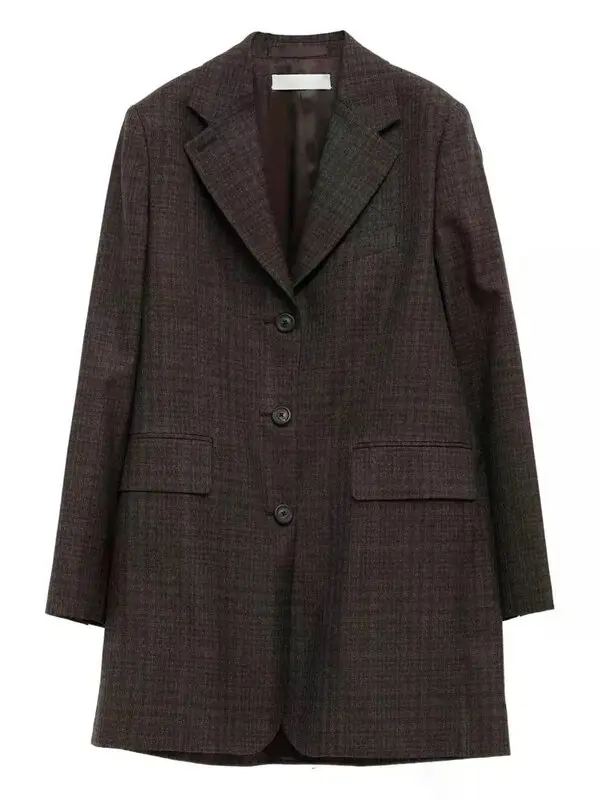 Our Legacy Queens Check-pattern Blazer - Brown