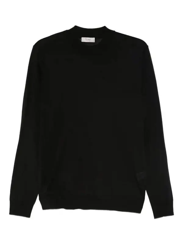 FERRANTE Crew-neck Sweater - Black