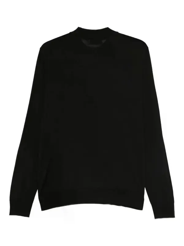FERRANTE Crew-neck Sweater - Black