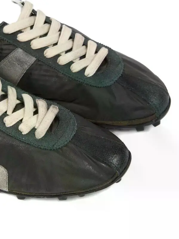 MAISON MARGIELA Sprinters Leather Sneakers - Green