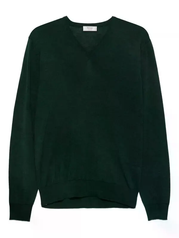 FERRANTE V-neck Long Sleeve Sweater