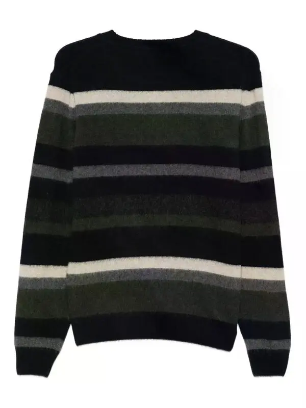 FERRANTE Striped Crew-neck Sweater