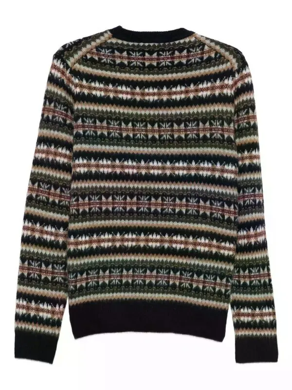 FERRANTE Patterned Round-neck Sweater