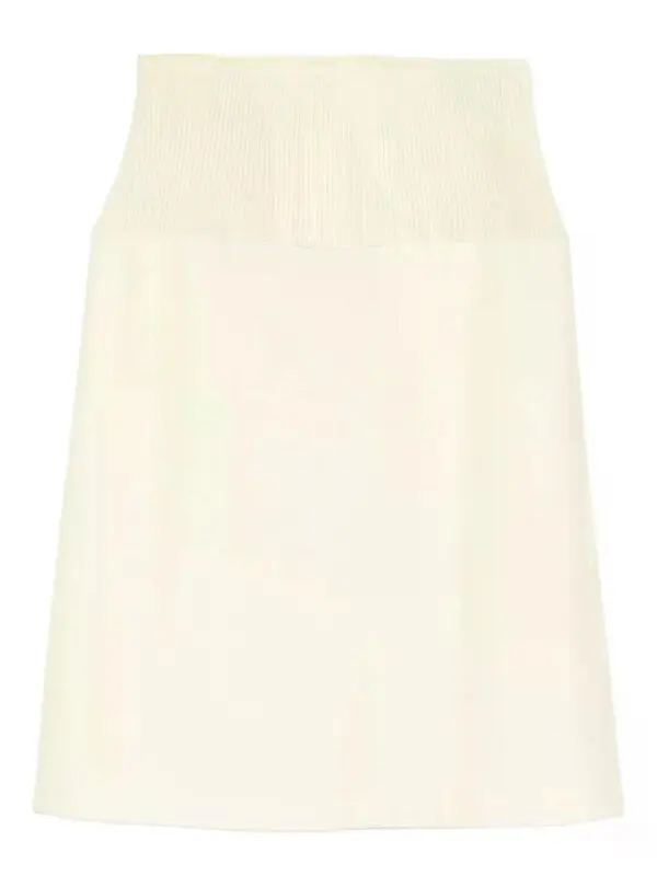 JIL SANDER Ribbed Midi Skirt