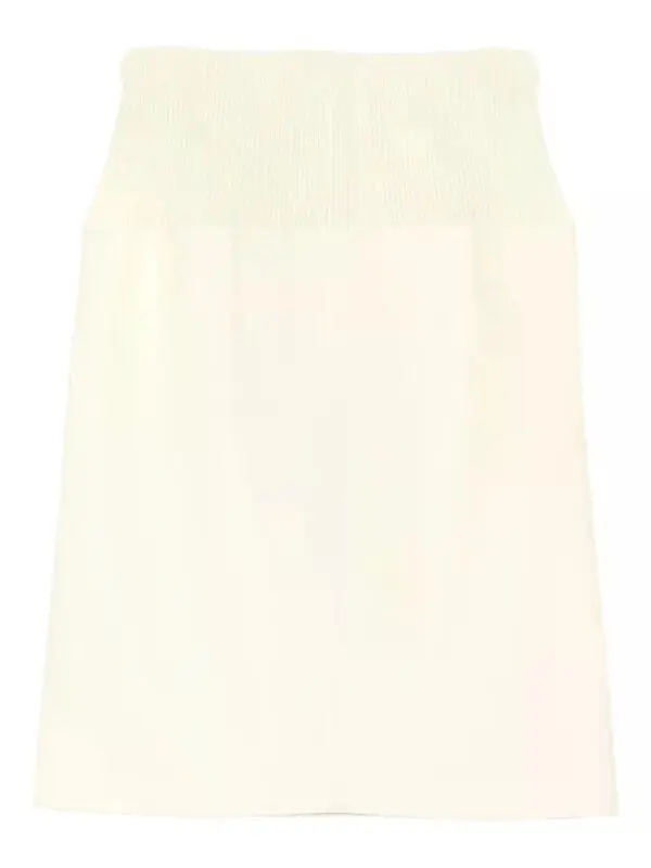 JIL SANDER Ribbed Midi Skirt