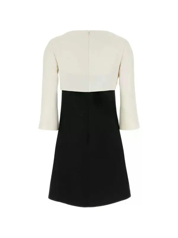 Valentino Garavani Crepe Couture Bow-detail Mini Dress