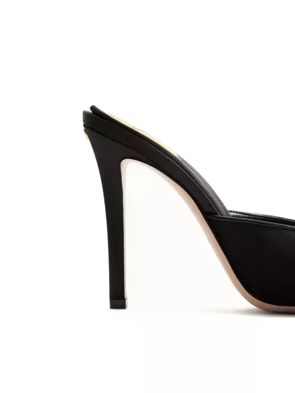 Valentino Garavani Yolande" Mules With Bow Detailing - Black
