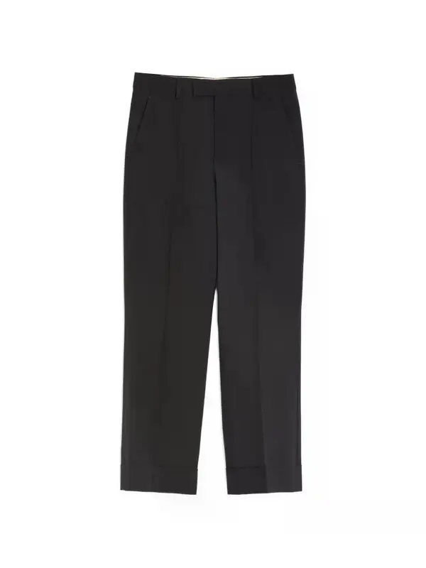 Valentino Garavani Wool Trousers - Black