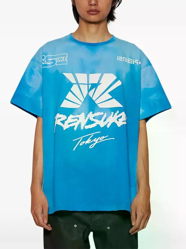 RENSUKE TOKYO Graphic T-shirt - Blue