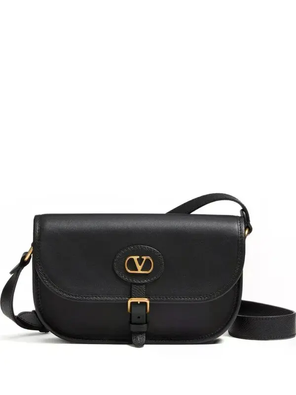 Valentino Garavani Antibes Leather Messenger Bag - Black