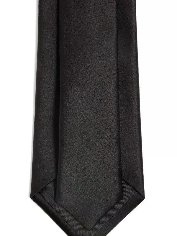 Valentino Garavani Silk Vlogo Signature Neck Tie - Black
