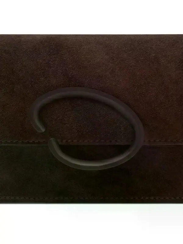 Oscar De La Renta Pochette Chain Shoulder Bag - Brown