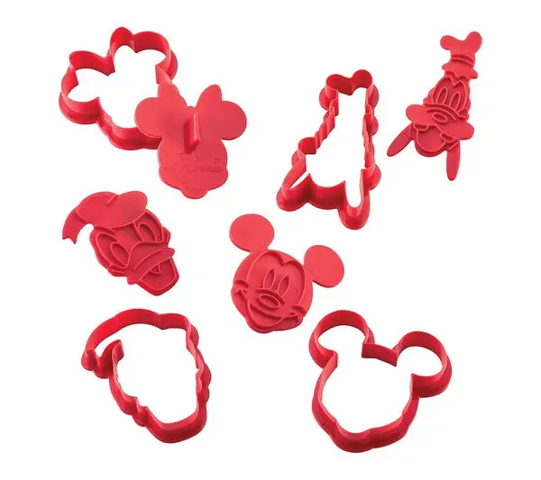Disney Bake With Mickey Mouse Cookie Cutter & S Tamp Set, 8 Pc - One-color