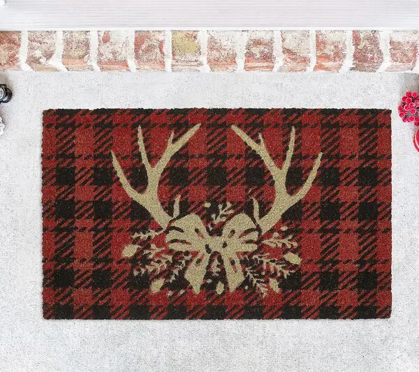 VCNY HOME Multi Christmas Reindeer Outdoor Coirdoormat - One-color