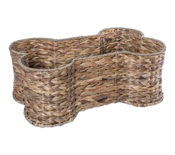 BONE DRY Natural Hyacinth Bone Pet Basket Mediu M - One-color