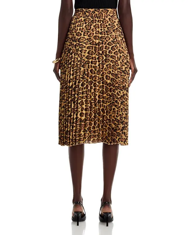 T Tahari Pleated Midi Skirt