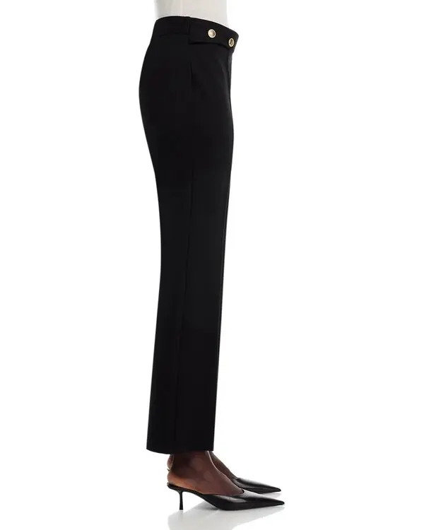 T Tahari Flared Leg Pants With Buttons