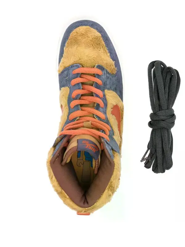 Nike Sb Dunk High Papa Bear Sneakers - Brown