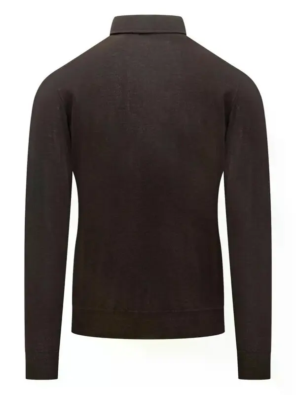 FILIPPO DE LAURENTIIS Button Long-sleeve Polo Shirt
