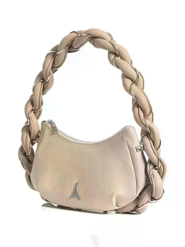 Manière De Voir Somme Leather Handbag - Neutrals