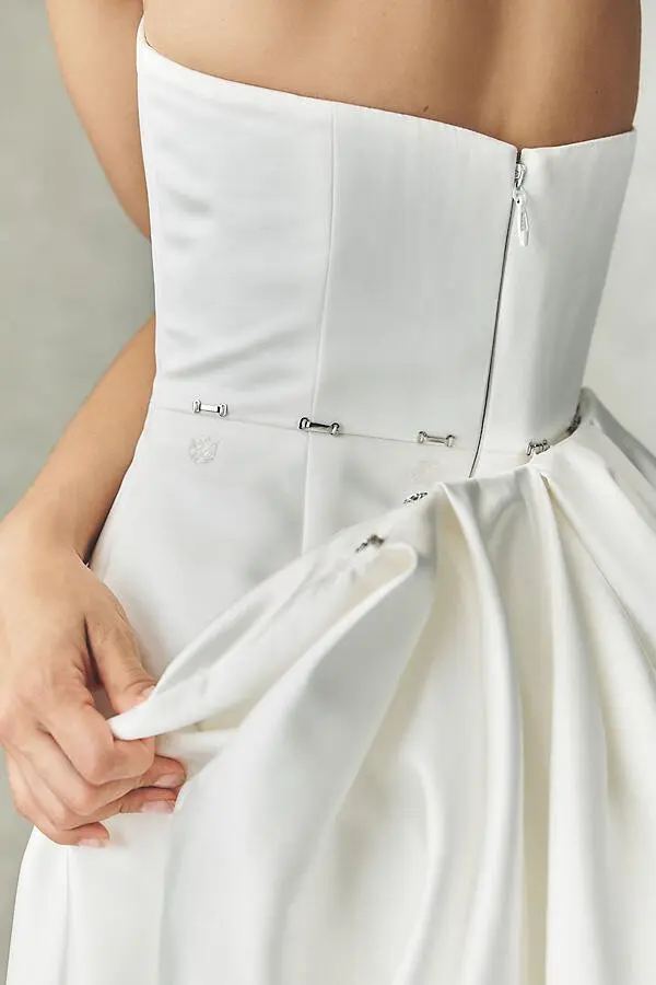 Jenny Yoo Strapless Sweetheart Wedding Gown