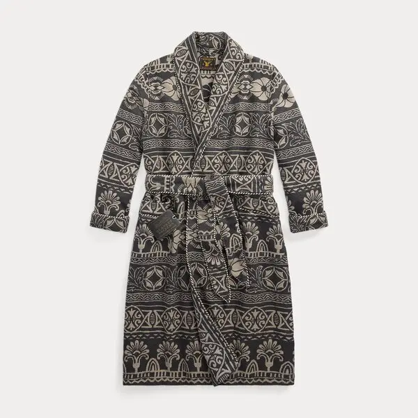 Ralph Lauren Limited-edition Jacquard Robe - Black/grey