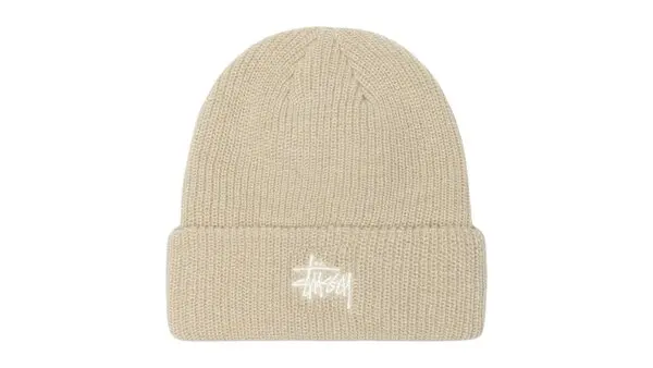 StÜssy Basic Cuff Beanie - Faded Tan