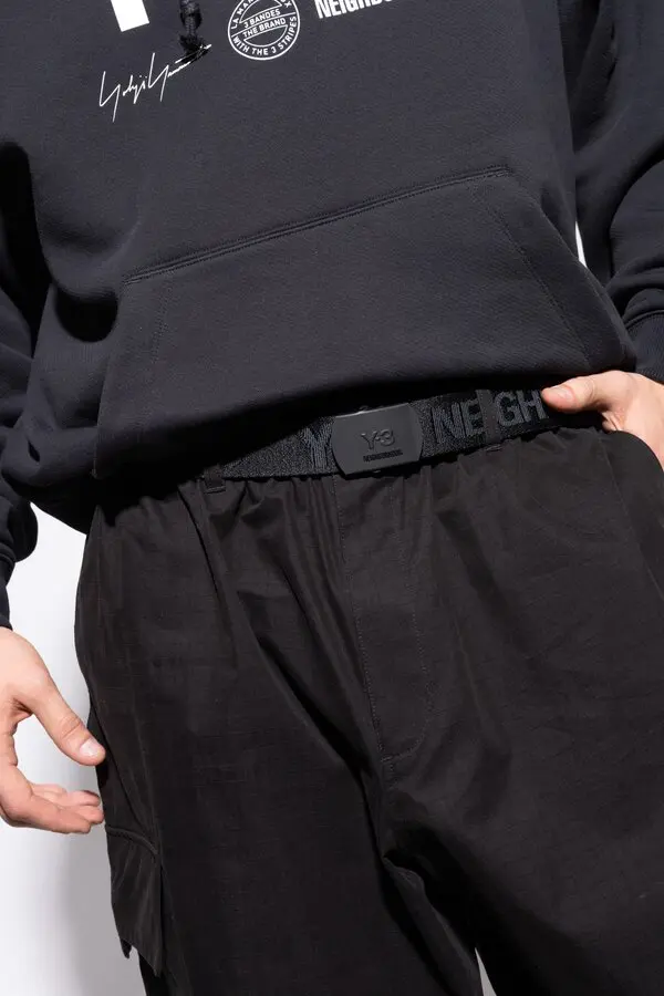 Y3 X Neighborhood Belt - Black | Editorialist